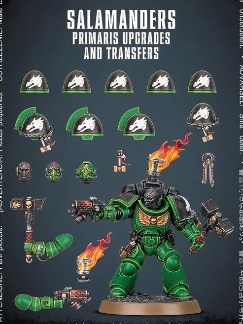 W40k: Salamanders Primaris Upgrades and Transfer - Xzone.cz