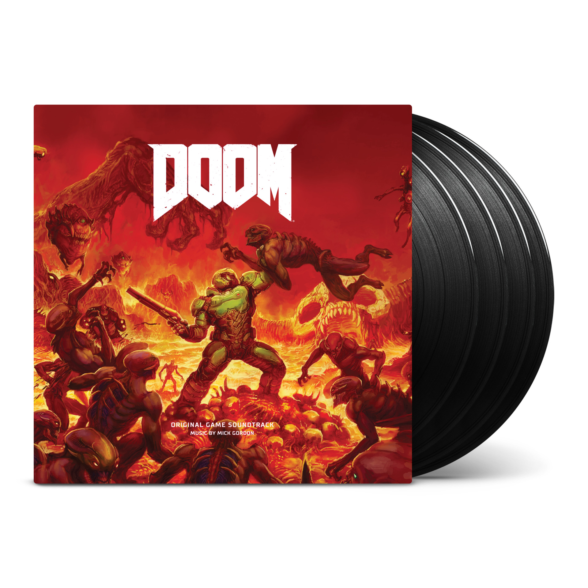 Oficiální soundtrack DOOM na LP (4x černý vinyl) (rozbaleno) - Xzone.cz