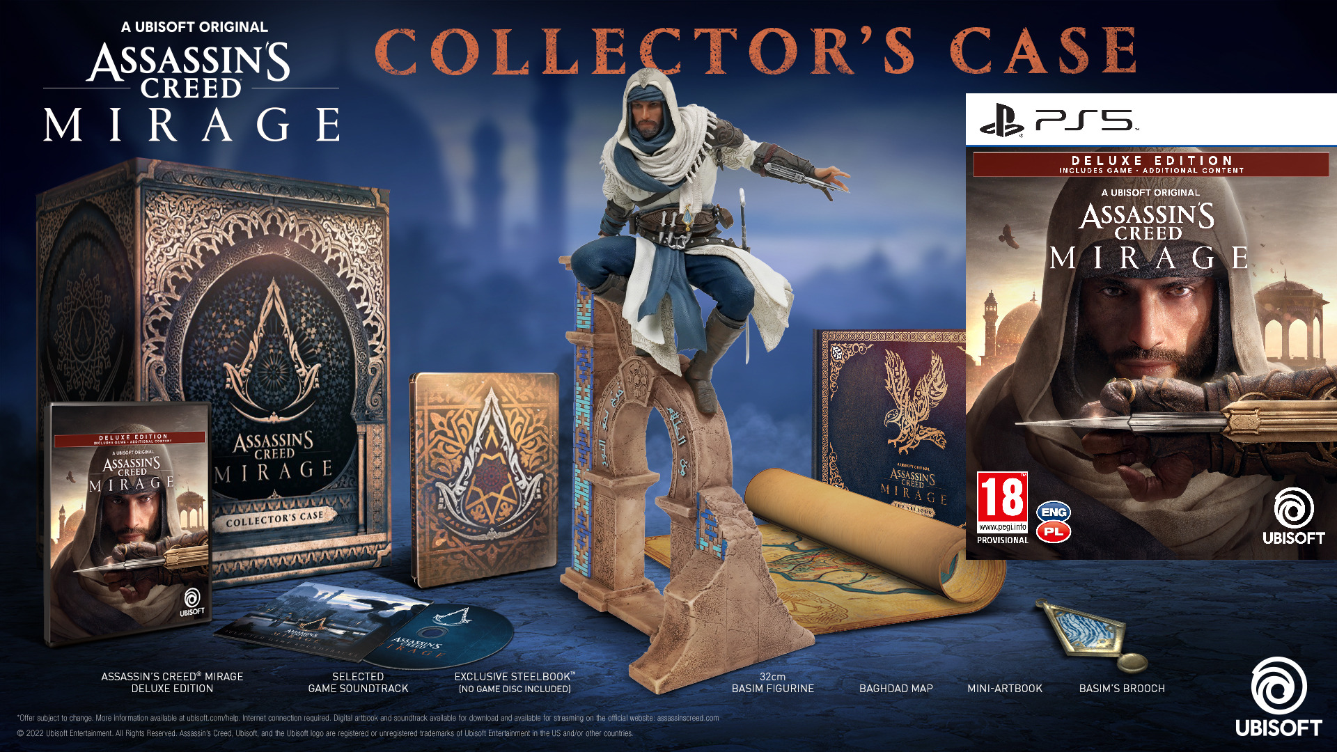 Assassin's Creed: Mirage - Deluxe Edition + Collectors Case (PS5)
