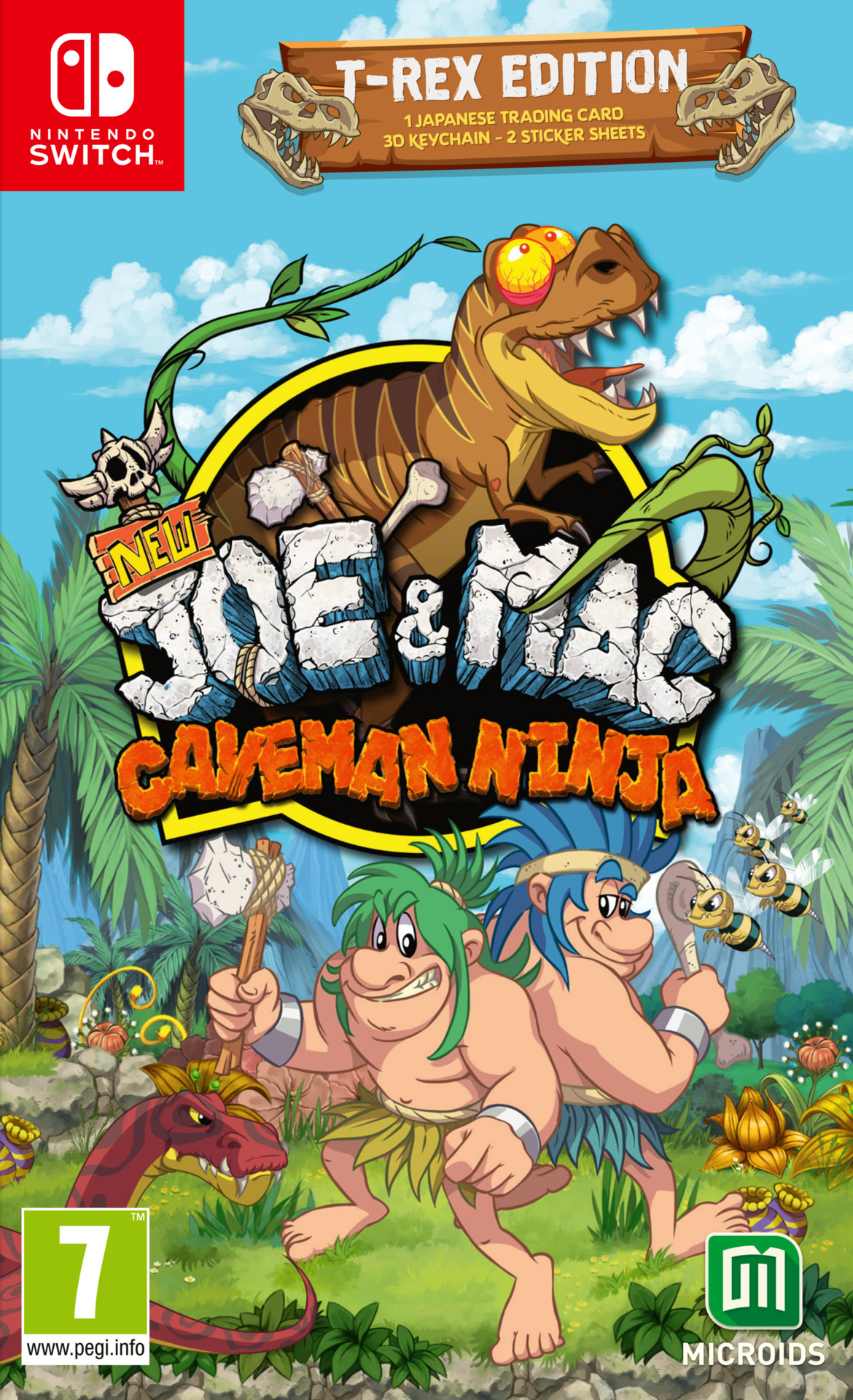 New Joe & Mac: Caveman Ninja - T-Rex Edition (SWITCH) - Xzone.cz