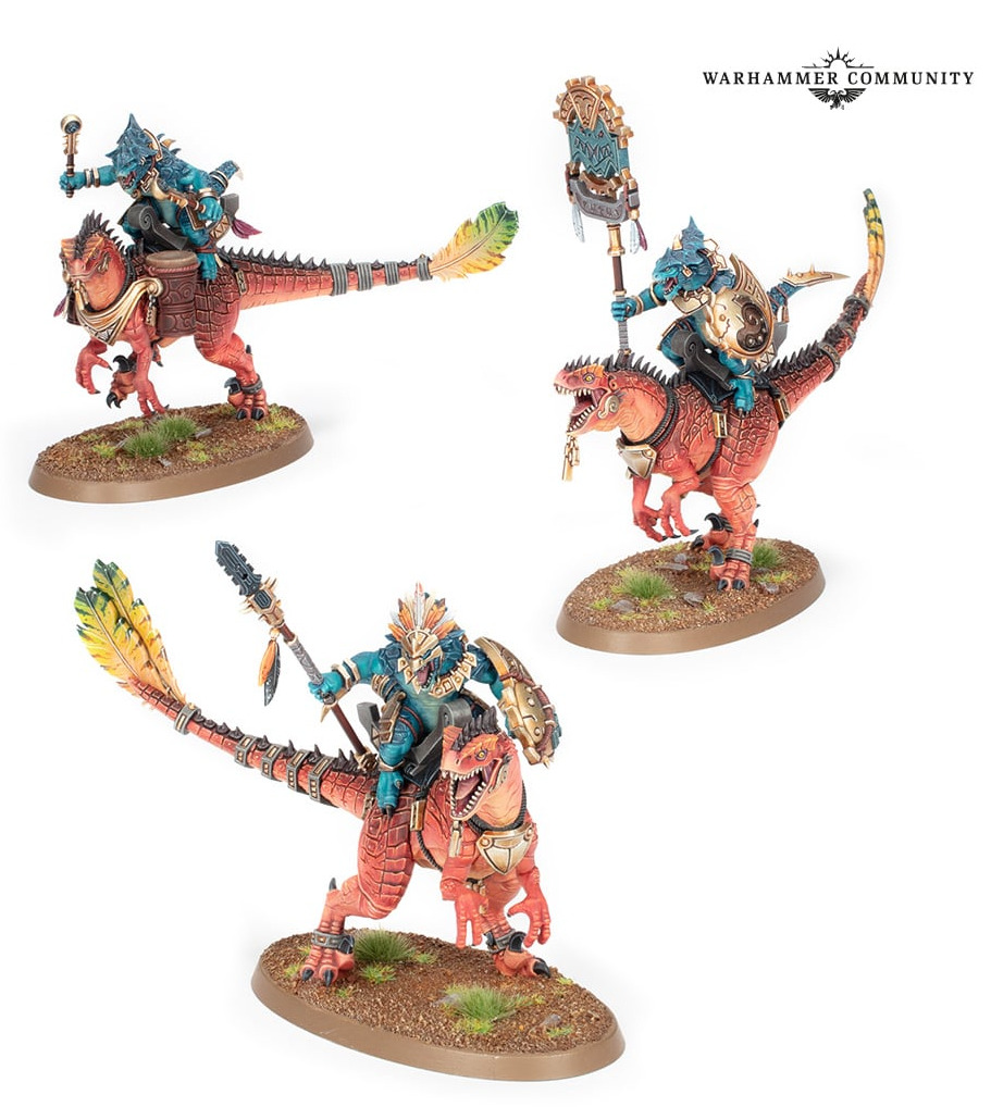W-AOS: Seraphon - Aggradon Lancers - Xzone.cz