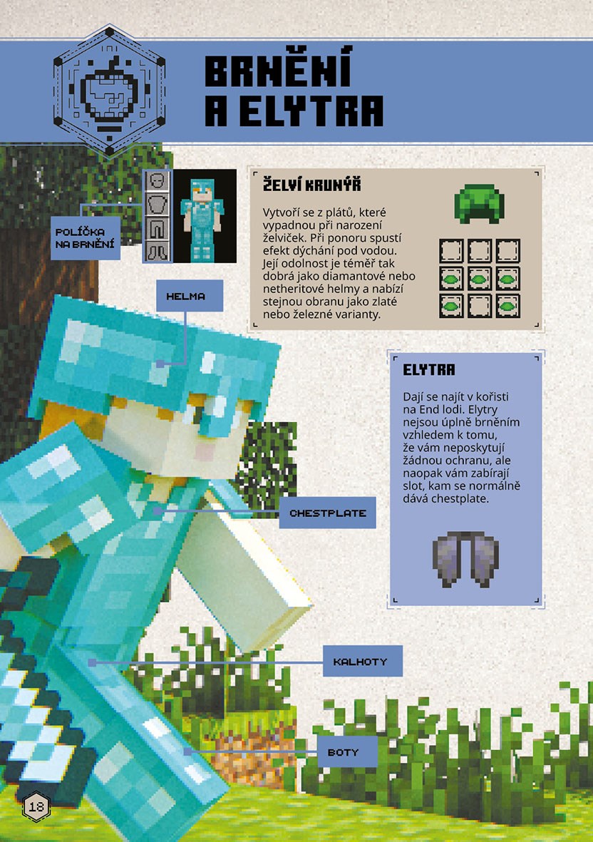 Kniha Minecraft - Příručka bojovníka - Xzone.cz
