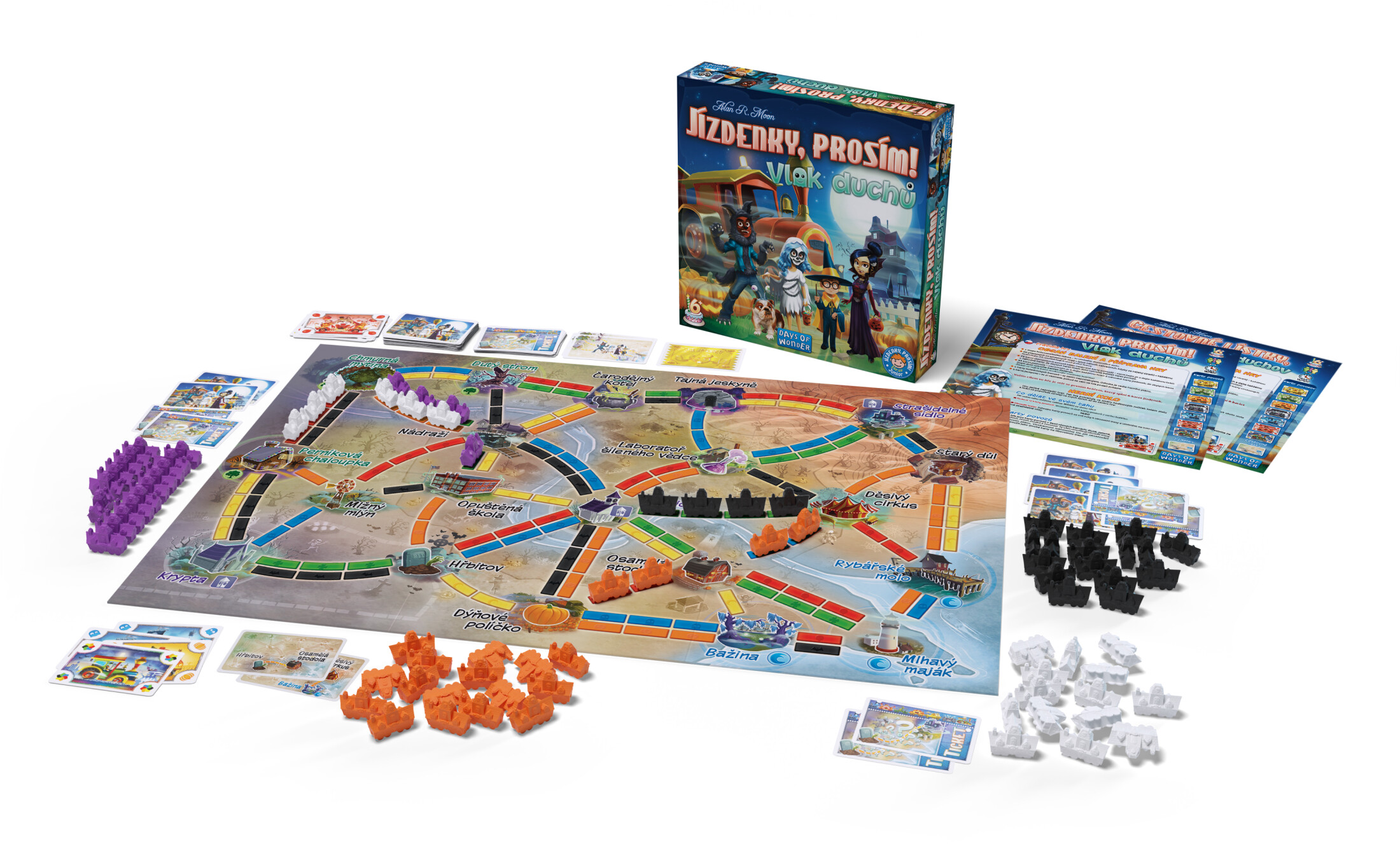 Desková hra Jízdenky, prosím! Vlak duchů - Xzone.cz