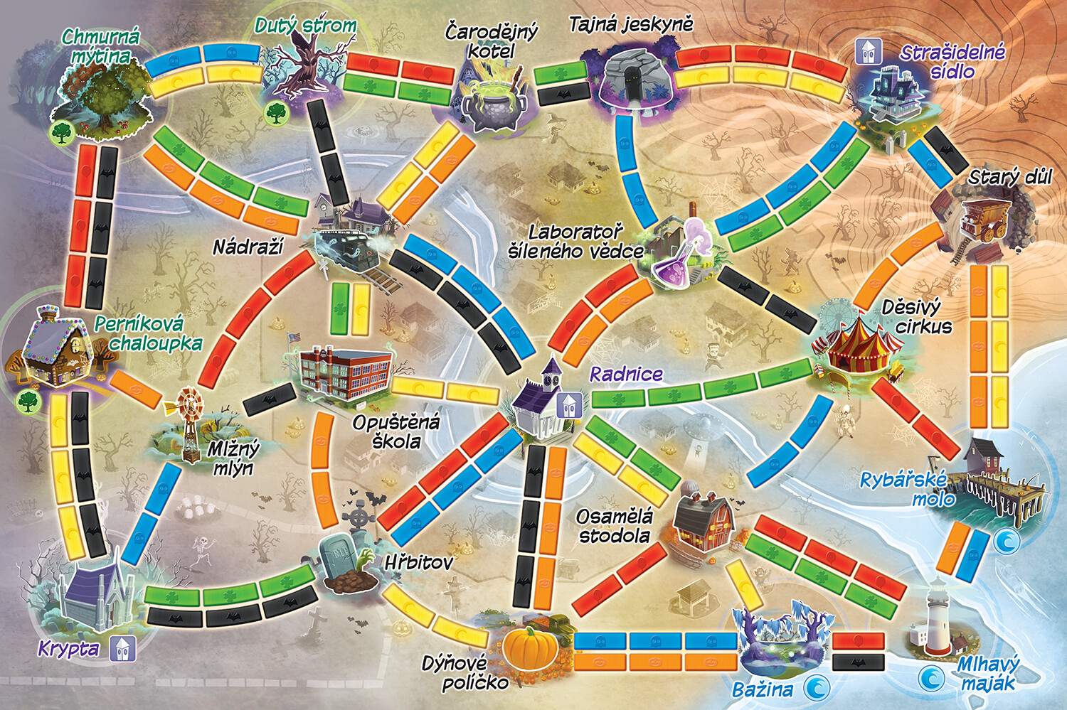 Stolová hra Jízdenky, prosím! Vlak duchů - Xzone.sk