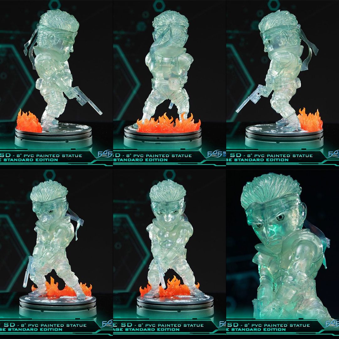 Figurka Metal Gear Solid - Solid Snake Stealth Camouflage (First 4 ...