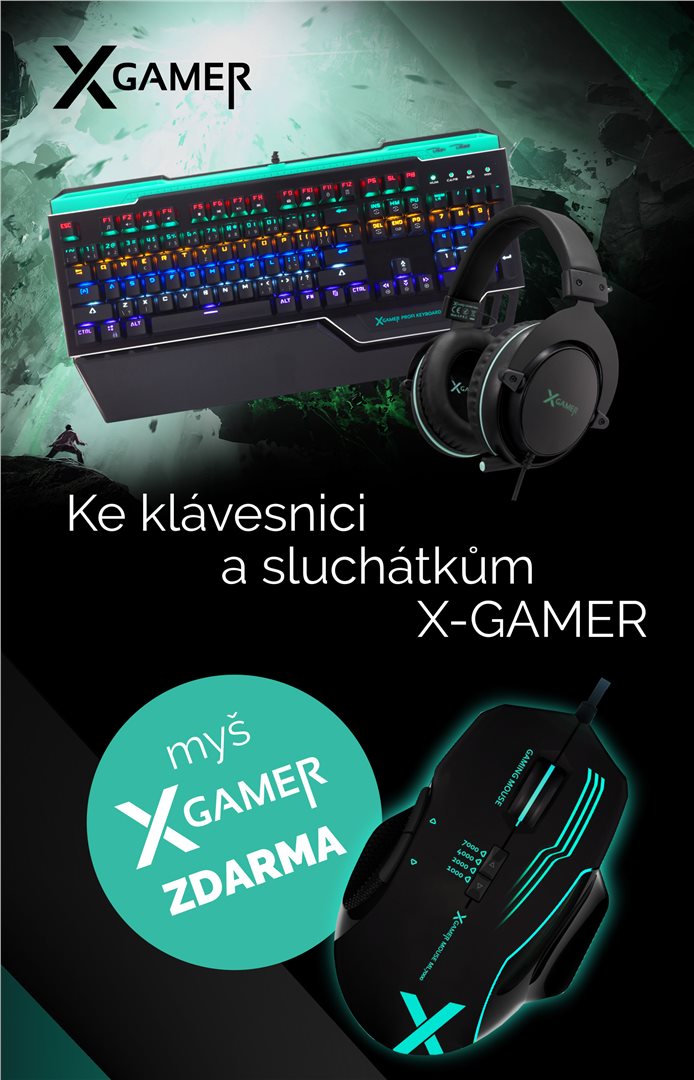 Set X-Gamer - klávesnice + myš + headset (PC) - Xzone.cz