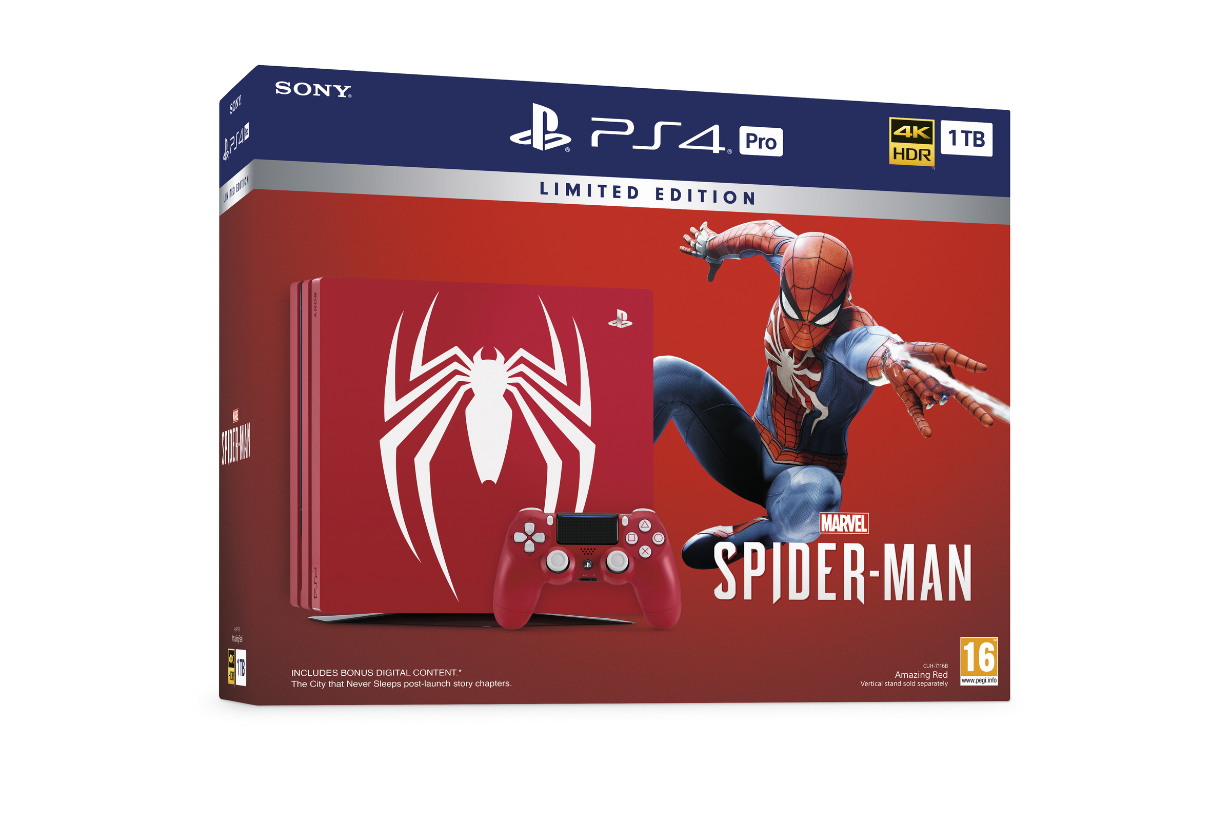 Sony Playstation 4 PRO - SPIDER-MAN Limited Edition + hra | step2play.cz