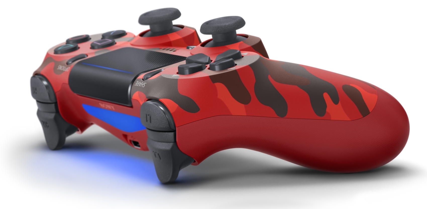DualShock 4 ovladač - Red Camouflage V2 (PS4) - Xzone.cz