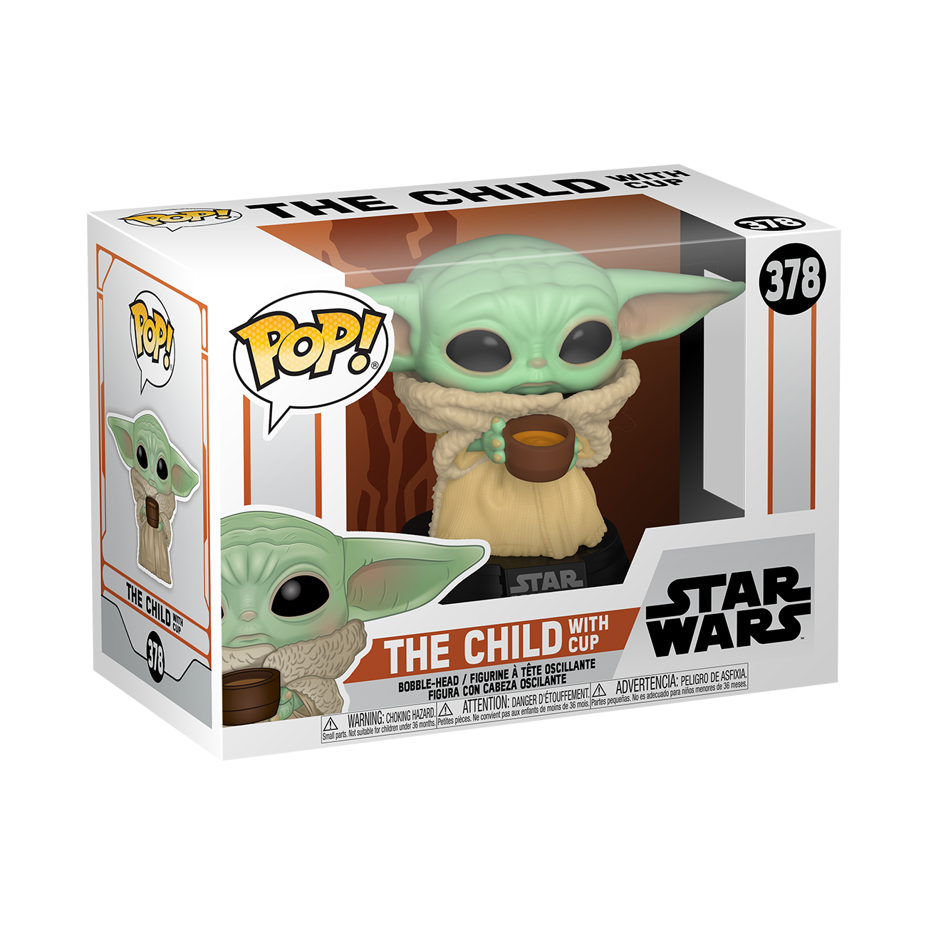 Figurka Star Wars: The Mandalorian - The Child with Cup (Funko POP ...