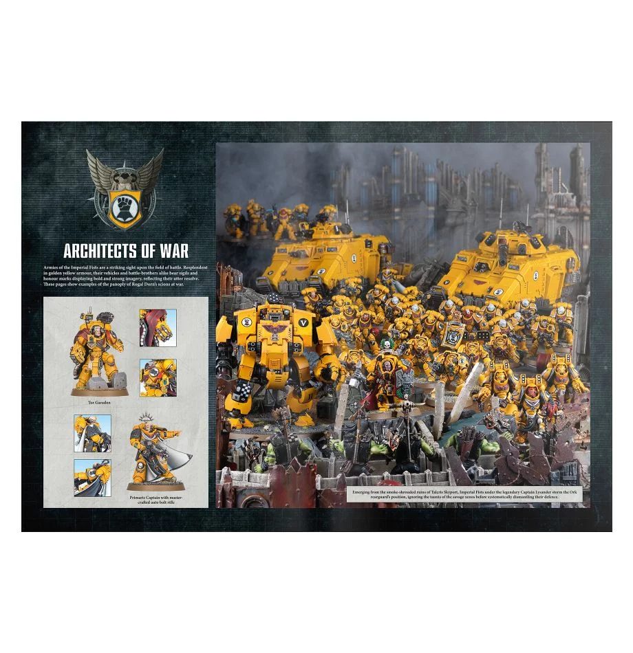 Kniha W40k: Codex Supplement: Imperial Fists - Xzone.cz