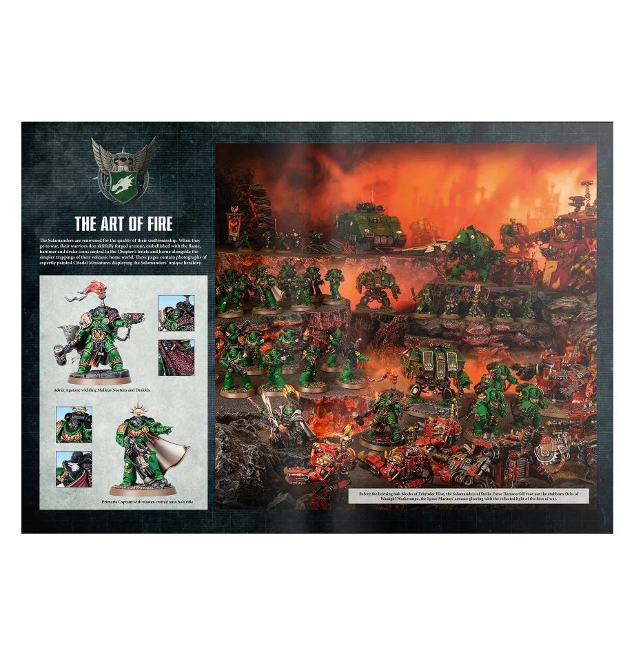 Kniha W40k: Codex Supplement: Salamanders - Xzone.cz