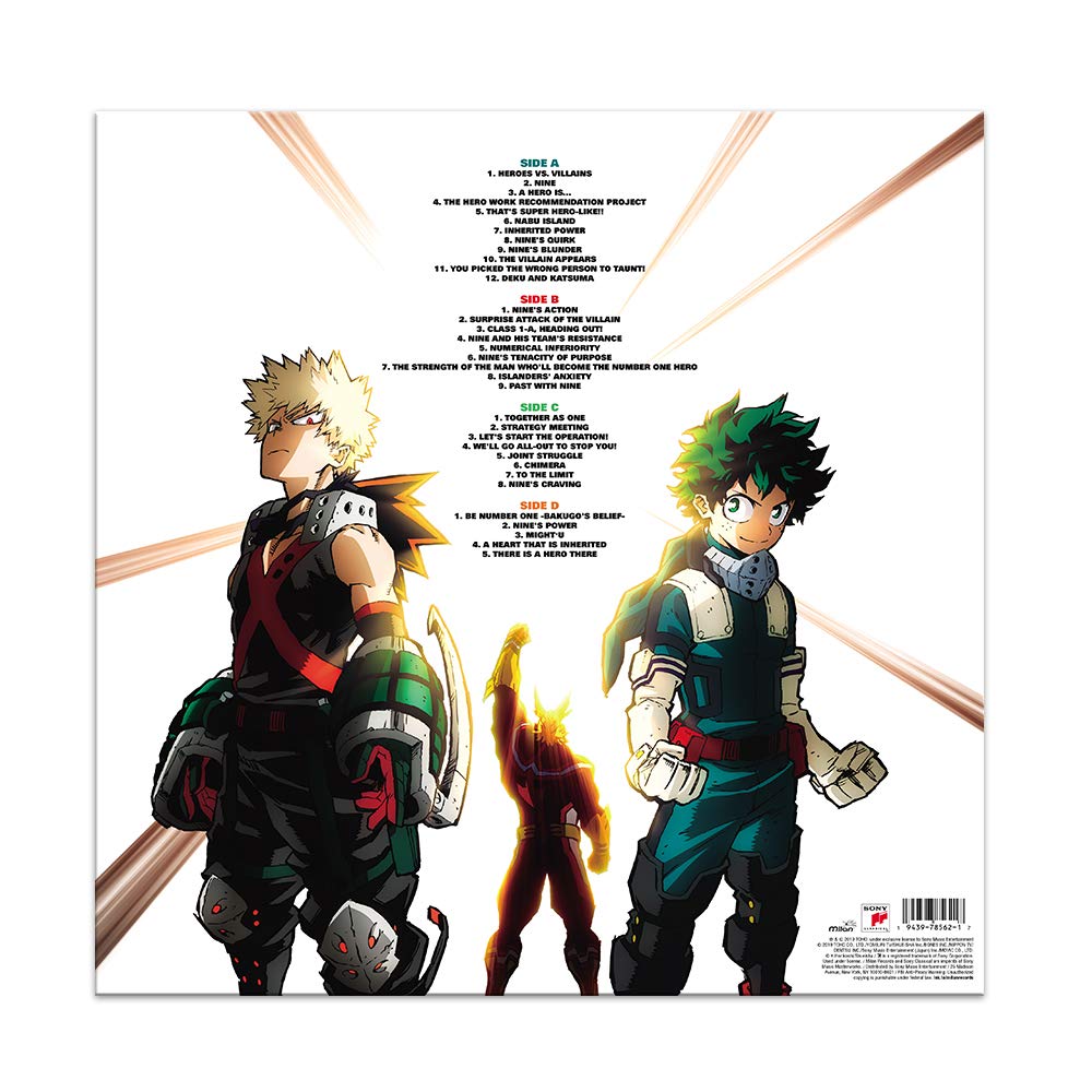 Oficiální soundtrack My Hero Academia: Heroes Rising na 2x LP - Xzone.cz