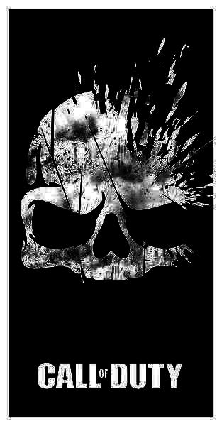 Ručník Call of Duty - Broken Skull (MERCH) - Xzone.cz