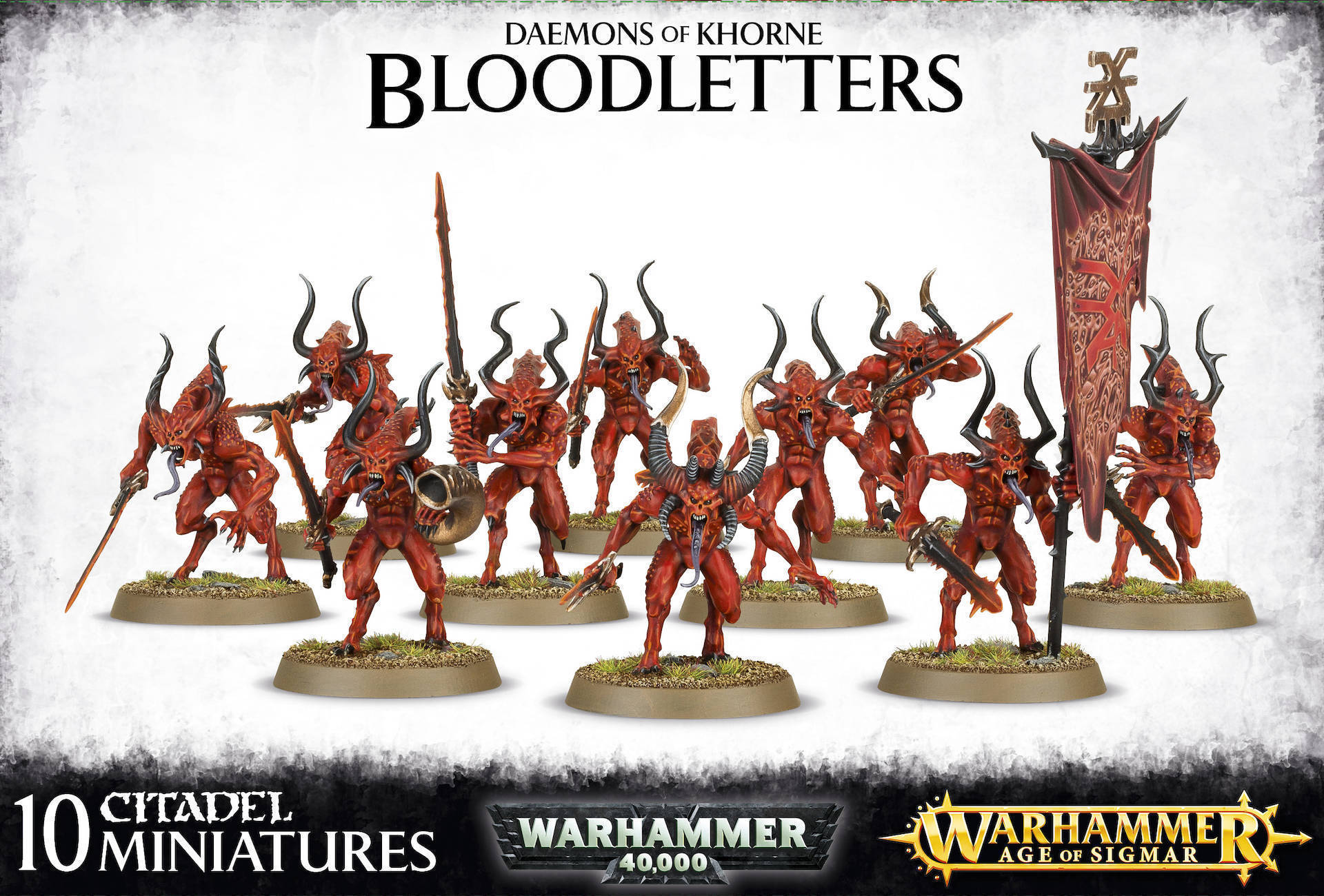 W-AOS: Chaos Daemons - Bloodletters (10 figurek) - Xzone.cz