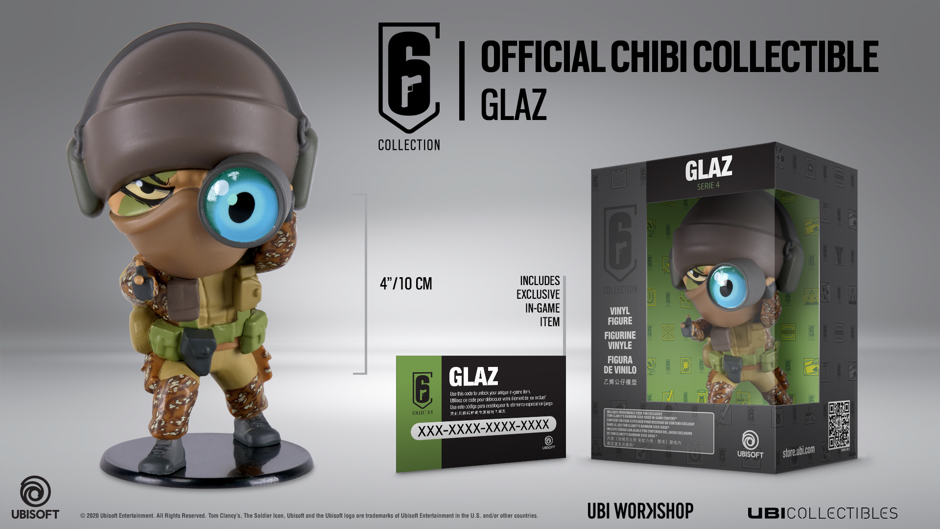 Figurka Rainbow Six: Siege - Glaz - Xzone.cz