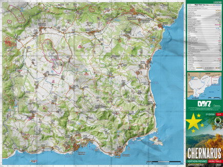 Mapa DayZ - Chernarus - Xzone.cz