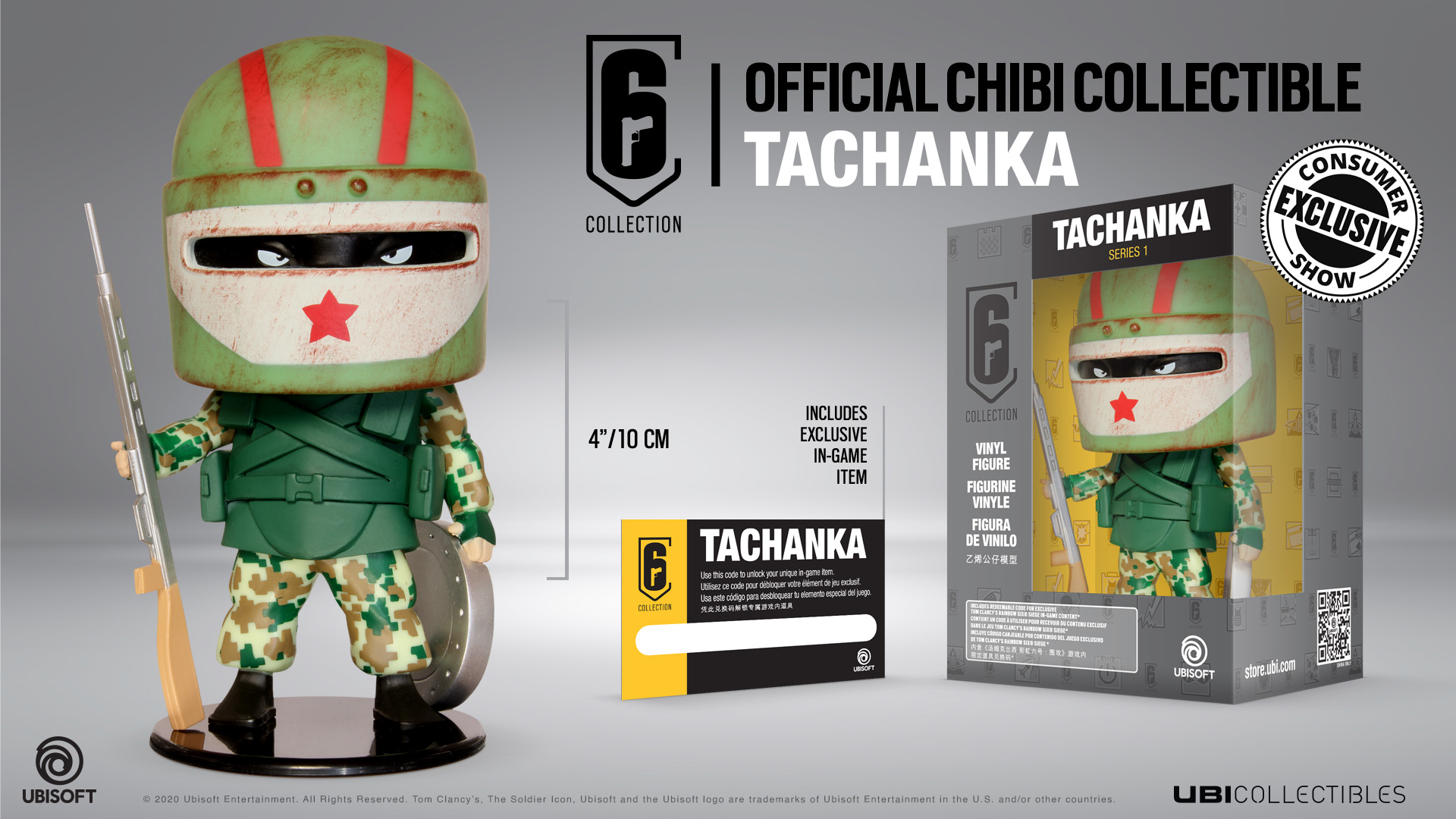 Figurka Rainbow Six: Siege - Comrade Tachanka Special Edition - Xzone.cz