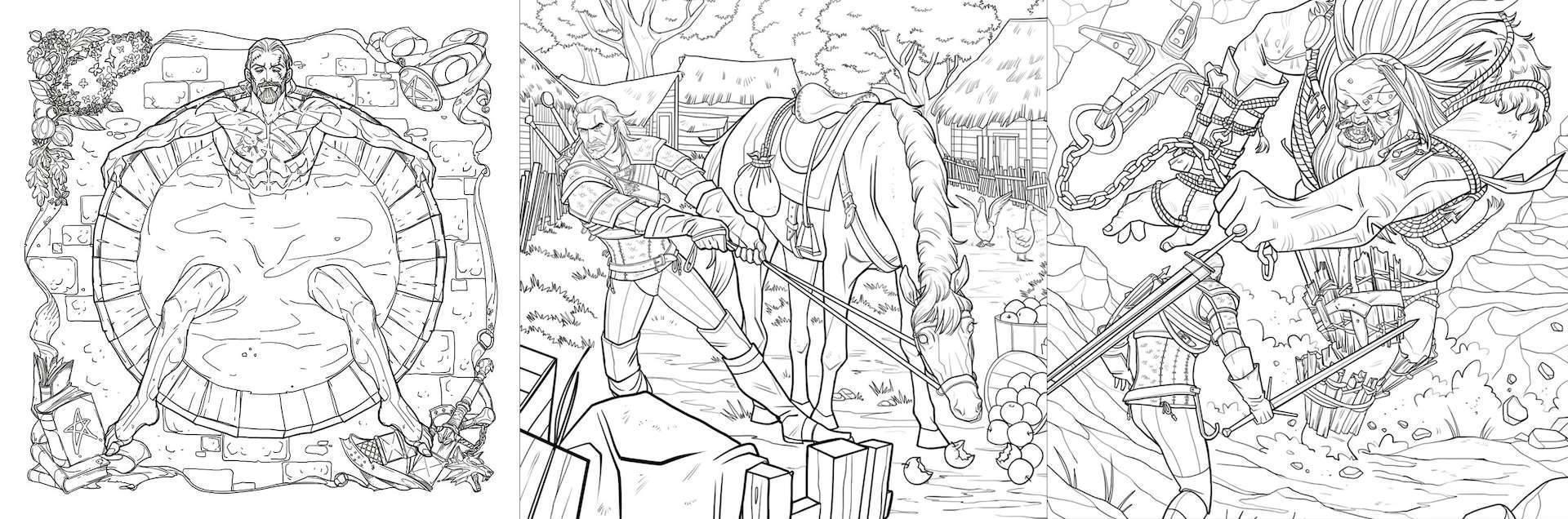 Witcher 3 Coloring Pages