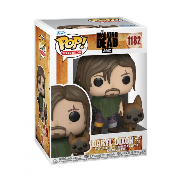 Figurka The Walking Dead - Daryl Dixon with Dog (Funko POP! Televisio