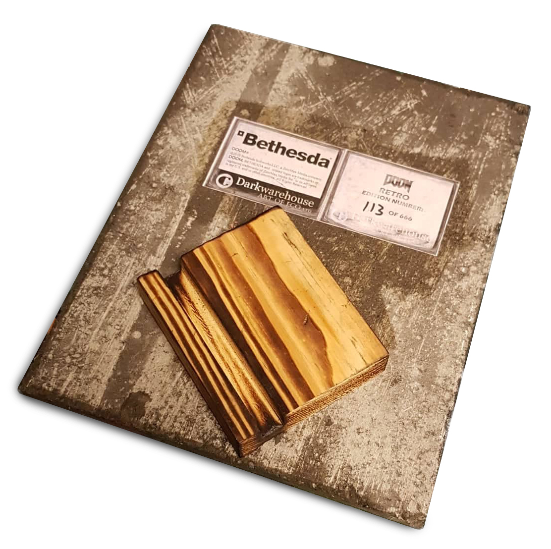 Plakát Doom - Retro (Stone Slab) - Xzone.cz