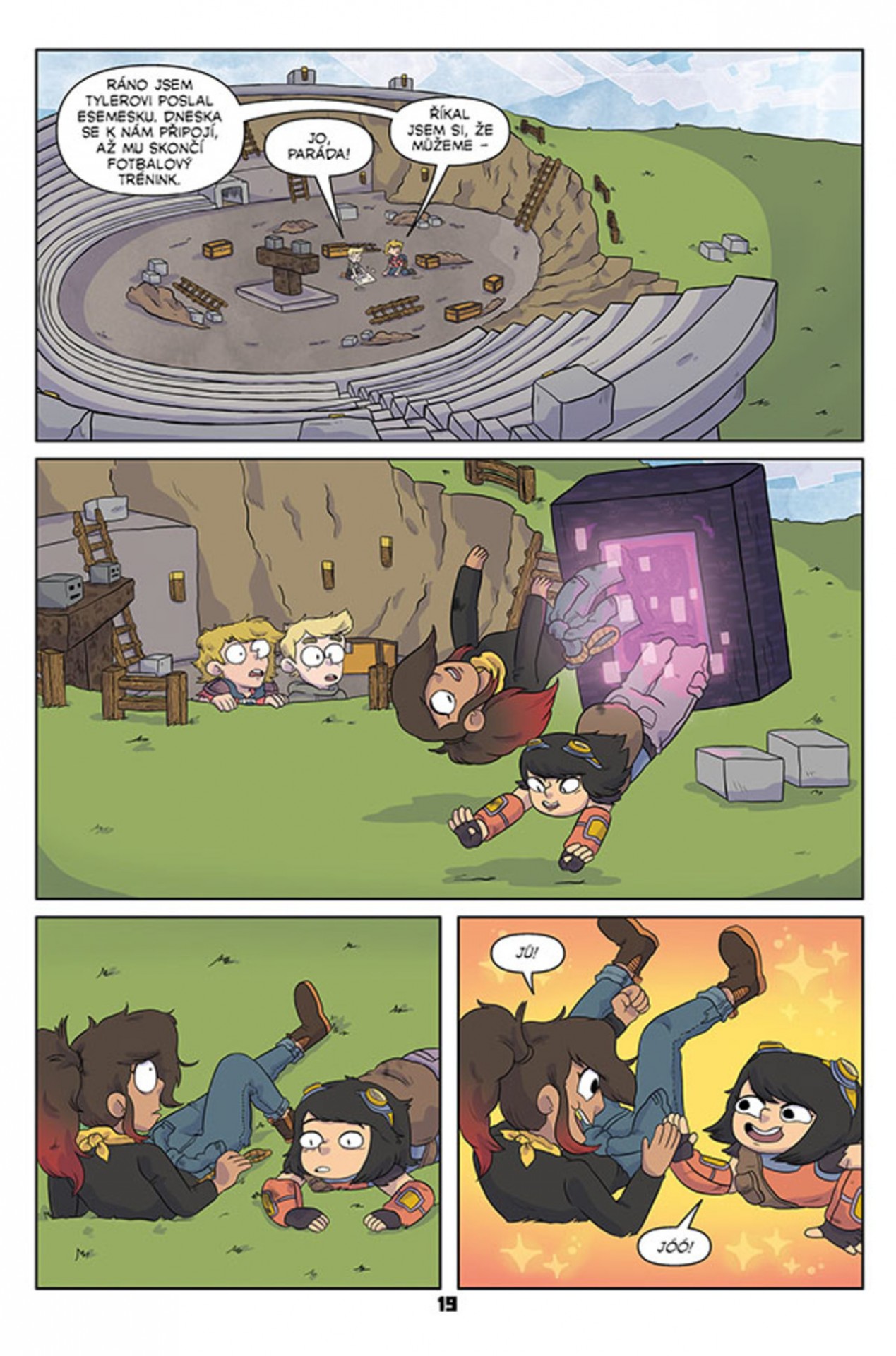 Komiks Minecraft: První kniha příběhů - Xzone.cz