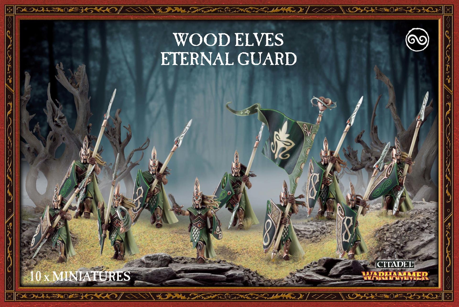 W-AOS: Wood Elves - Eternal Guard (10 figurek) - Xzone.cz