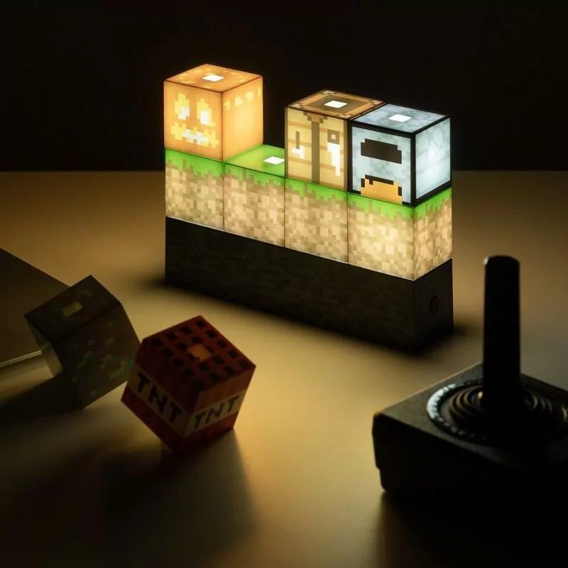Lampička Minecraft - Block Building Light - Xzone.cz