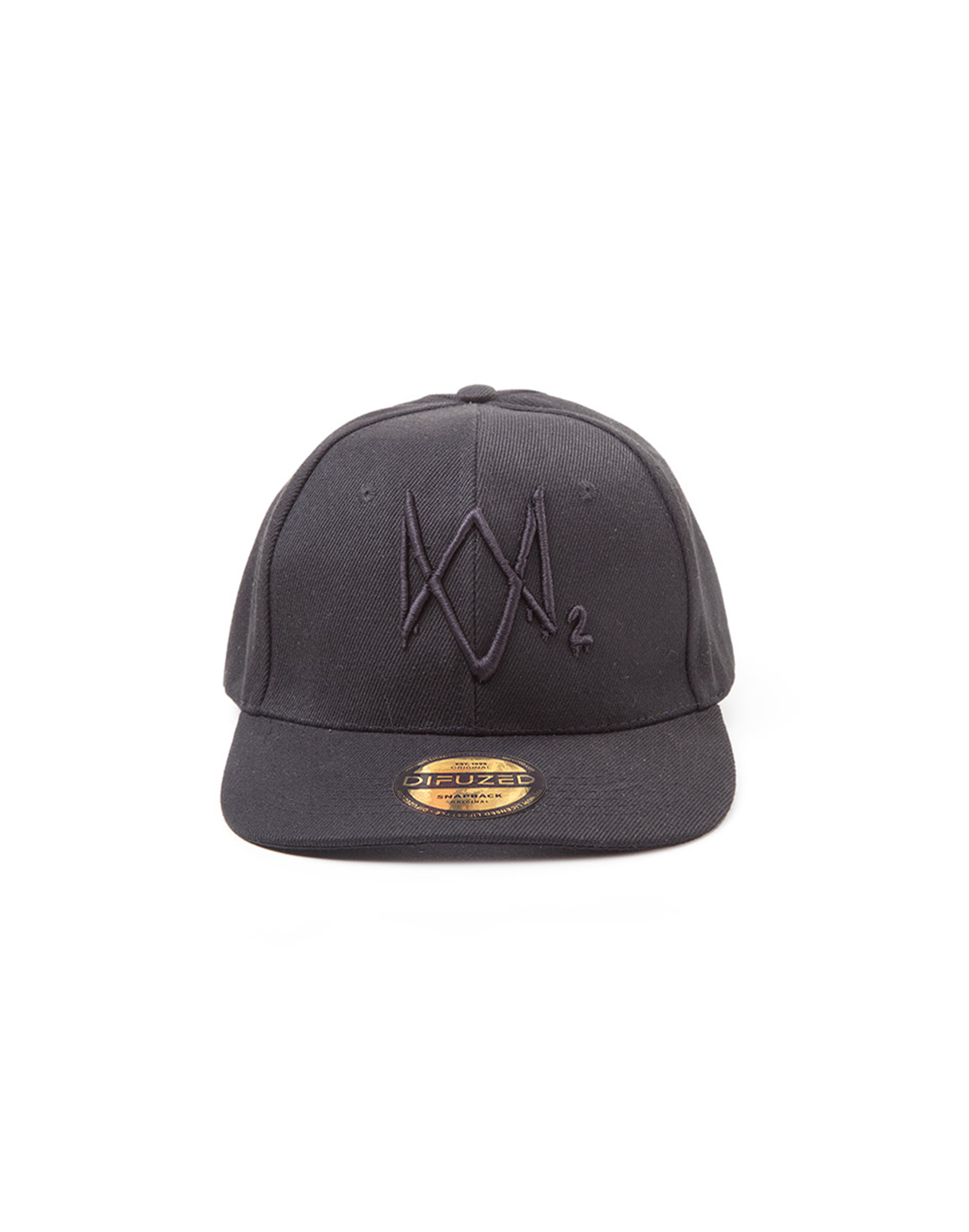 Kšiltovka Watch Dogs 2 - Black Logo Snapback - Xzone.cz