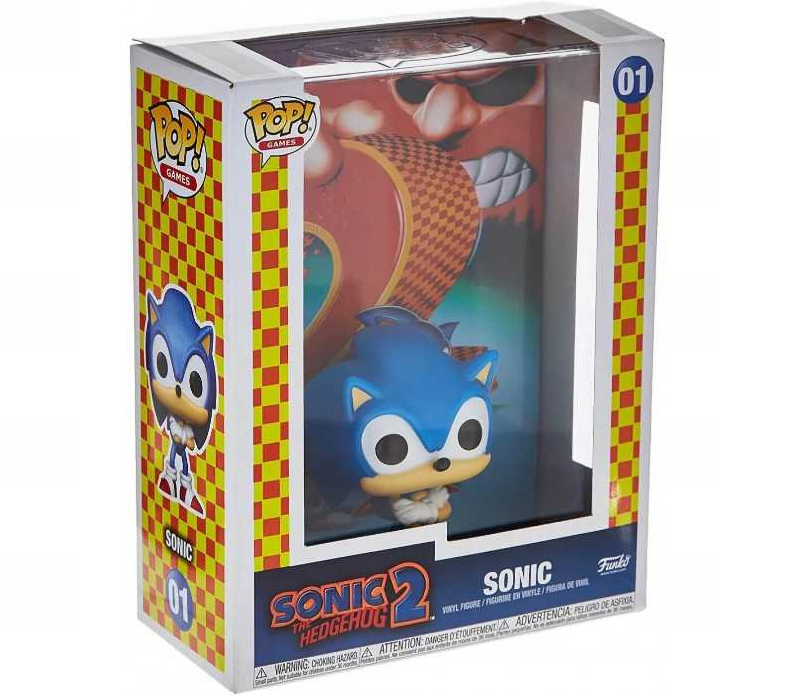 Figúrka Sonic The Hedgehog - Sonic (Funko POP! Game Covers 01)