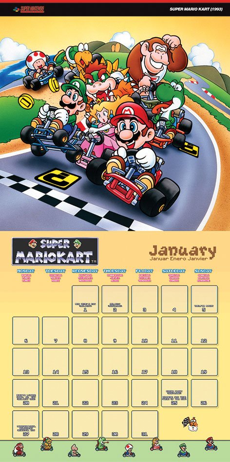 Kalendář Super Nintendo 2020 - Xzone.cz