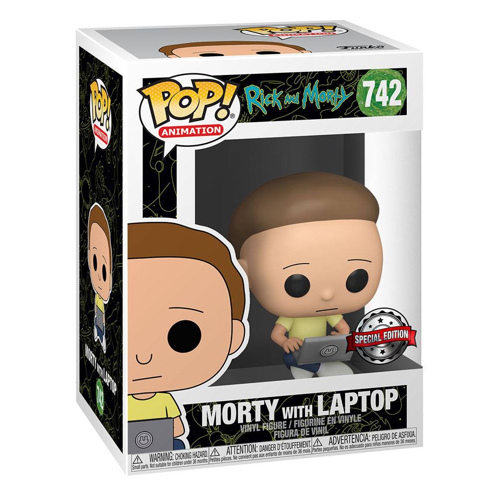 Figurka Rick and Morty - Morty with Laptop (Funko POP! Animation 742)